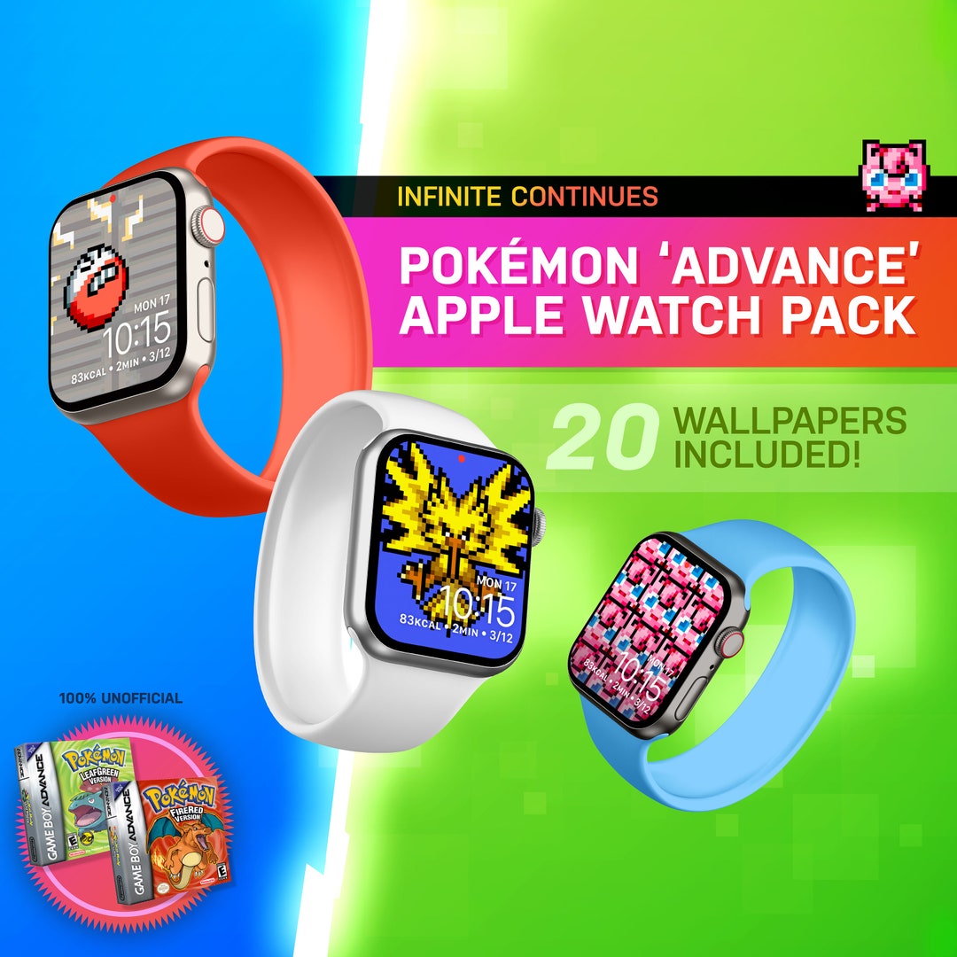 Pokemon 'advance' Apple Watch Wallpapers I Retro Game Theme | Custom ...