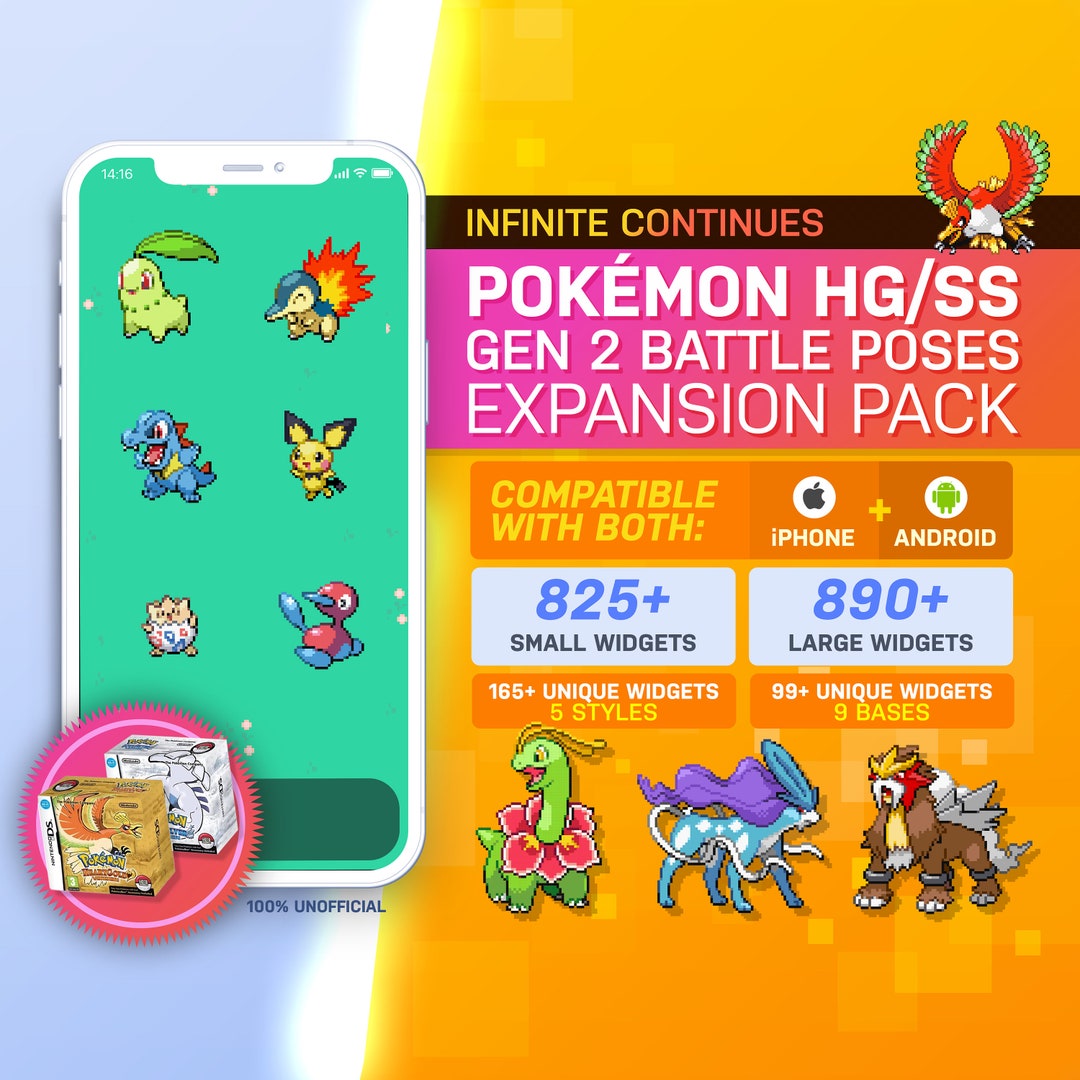 Pokemon Heartgold/soulsilver - Gen 2 Battle Widgets - Expansion Pack ...