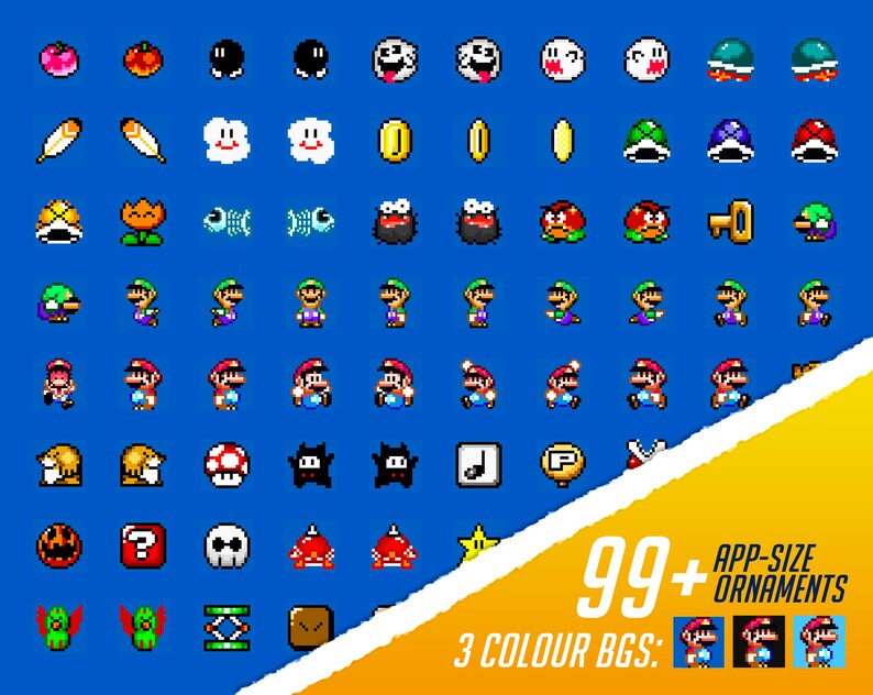 Super Mario World Custom Ios Theme Pack I Retro Game Theme - Etsy