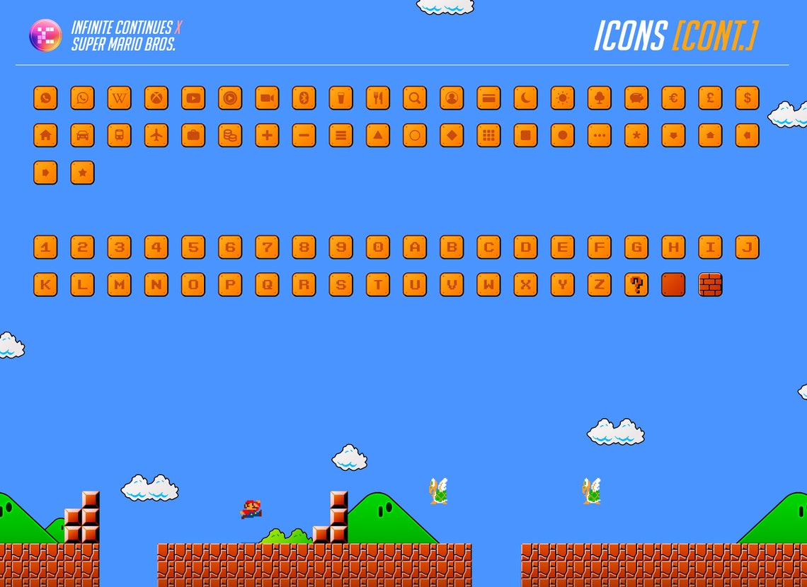 Super Mario Bros. Custom Android Theme Pack | Retro Game Theme | Custom ...