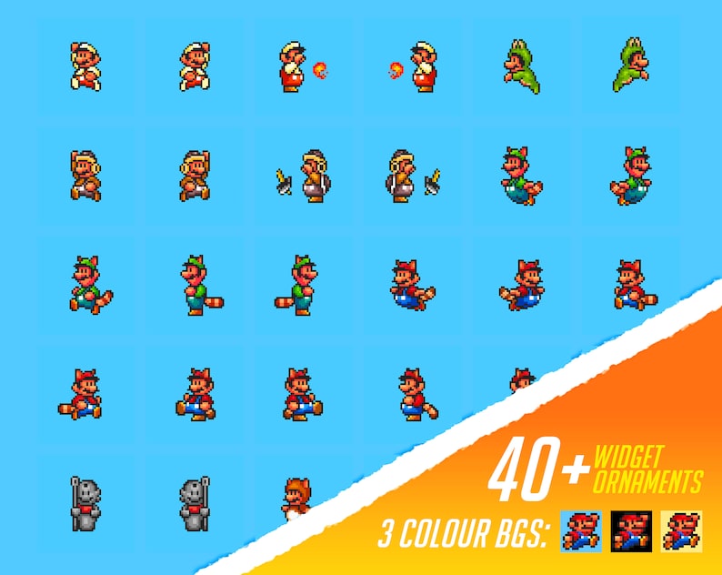 Super Mario Bros. 3 All-stars Edition Custom Ios Theme - Etsy