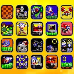 Sonic the Hedgehog Apple Watch Wallpapers I Retro Game Theme | Custom ...