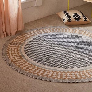 Round Rug 6x6 Feet Size, Cotton Rug 72 X 72 Inch / 180x180 Cms - Etsy