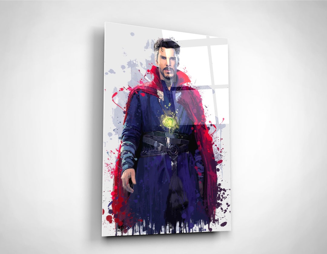 Multiverse of Madness Painting, Doctor Strange Abstract Color Splash ...
