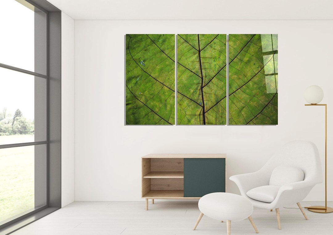 Greenery Wall Art, Green Leaf Photography, Natural Interior Decor ...