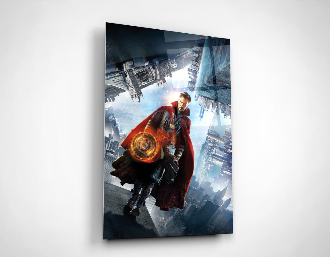 Doctor Strange Print, Multiverse of Madness Wall Art, Glass Marvels ...