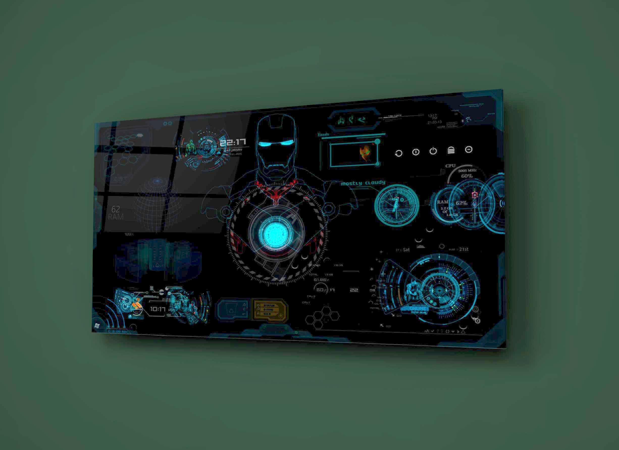 Iron Man Schematics Wallpaper