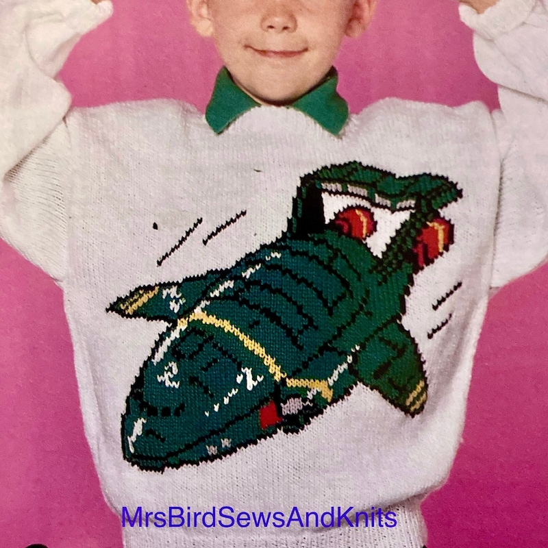 Vintage Thunderbird Knit - Etsy UK