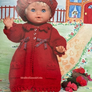 Doll Clothes Knitting Pattern: Outdoor Outfit for 12-22 Inch Dolls (PDF ...