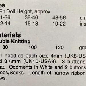 Doll Clothes Knitting Pattern: Outdoor Outfit for 12-22 Inch Dolls (PDF ...