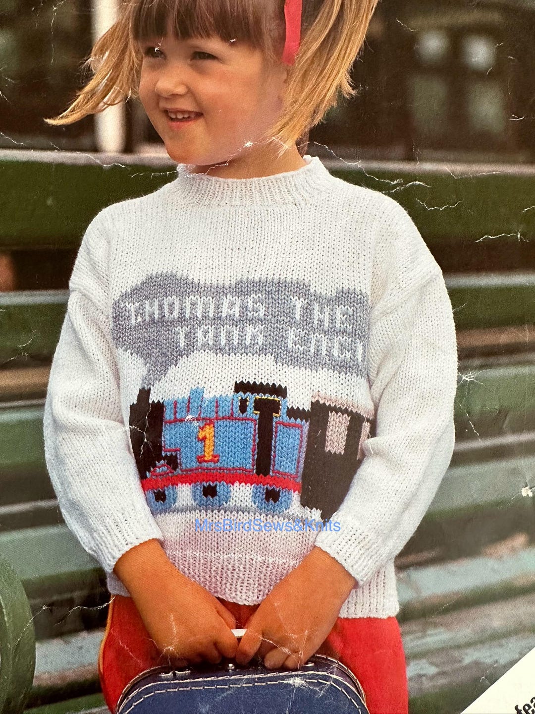 Thomas the Tank Engine Knitting Pattern: Vintage Child's Sweater ...
