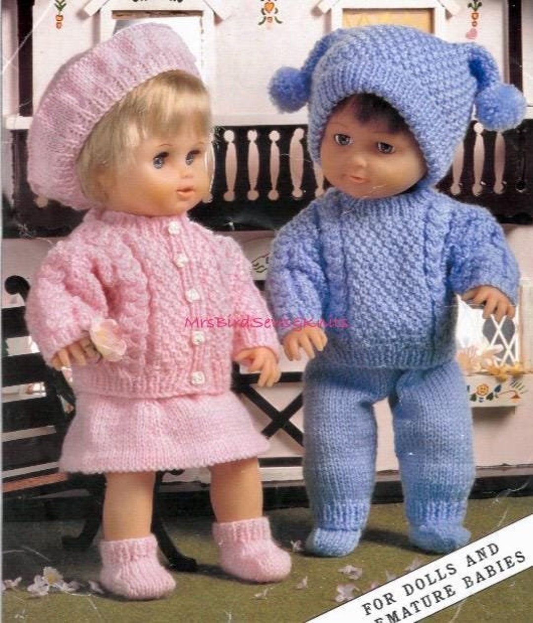 Premature Baby & Doll Clothes Knitting Pattern. All to Knit Using ...