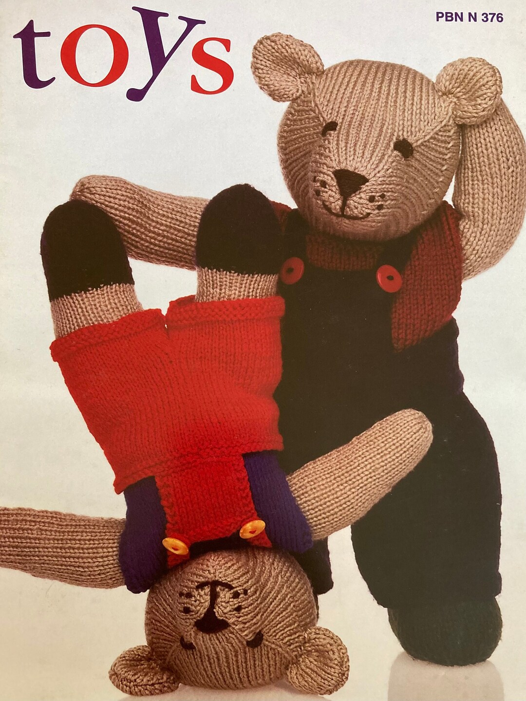 Knitted Toys Booklet. Patterns for Teddies, Puppets, Rabbits, Horses ...