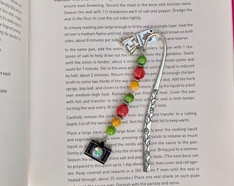 Travel Bookmark Beaded, Adventure, around the World, Teacher Gift, Book ...