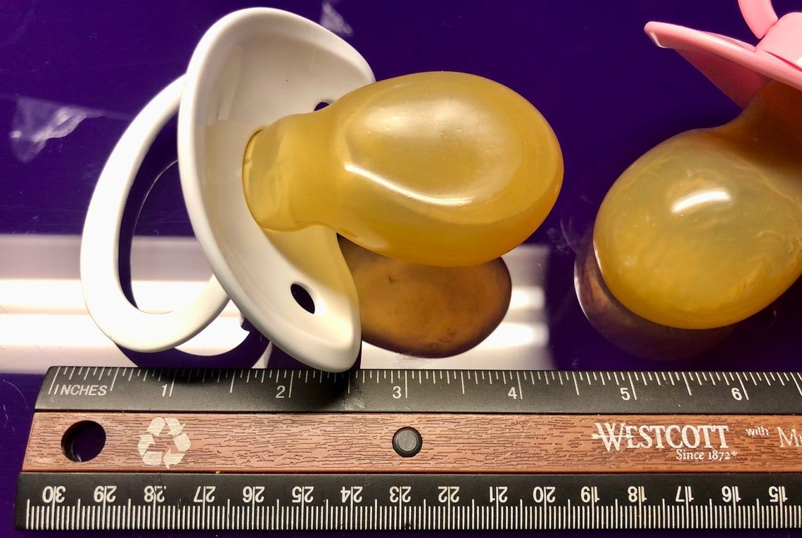 Engraved XXL Size 12 Latex ABDL Pacifier Adult Binki - Etsy Australia