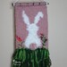 Bunny Woven Wall Hanging Tapestry - Etsy