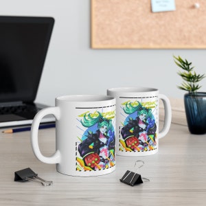 Cyberpunk Edgerunners Mug, Edge Runners DAVID & LUCY Neon Mug ...