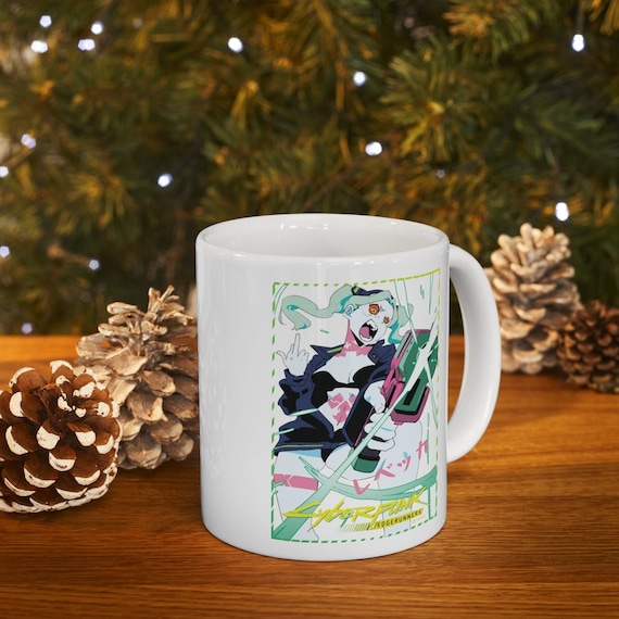 Cyberpunk Edgerunners Mug Edge Runners DAVID & LUCY Neon Mug - Etsy