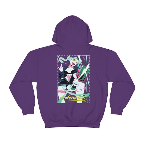 Cyberpunk Edgerunners Hoodie, Edge Runners DAVID & LUCY Neon Cyberpunk Edgerunners Hoodie, Edge Runners DAVID & LUCY Neon