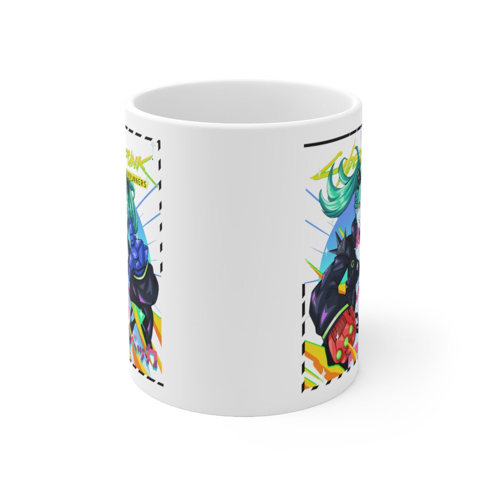 Cyberpunk Edgerunners Mug Edge Runners DAVID & LUCY Neon Mug - Etsy