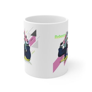 Cyberpunk Edgerunners Mug, Edge Runners DAVID & LUCY Neon Mug ...