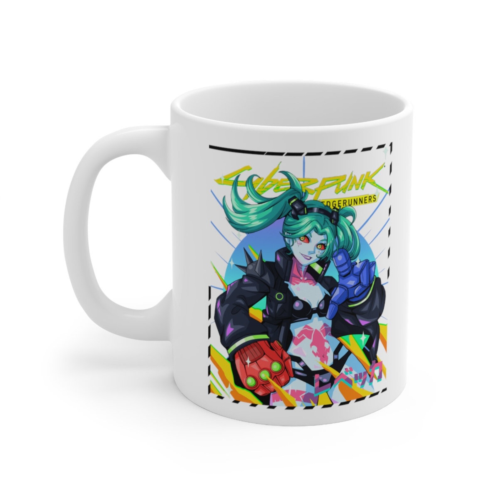 Cyberpunk Edgerunners Mug Edge Runners DAVID & LUCY Neon Mug - Etsy