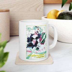 Cyberpunk Edgerunners Mug, Edge Runners DAVID & LUCY Neon Mug ...