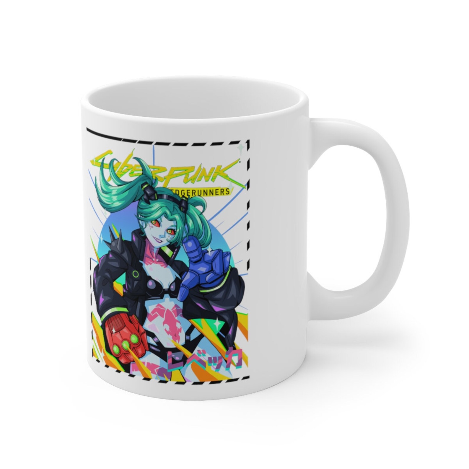 Cyberpunk Edgerunners Mug Edge Runners DAVID & LUCY Neon Mug - Etsy
