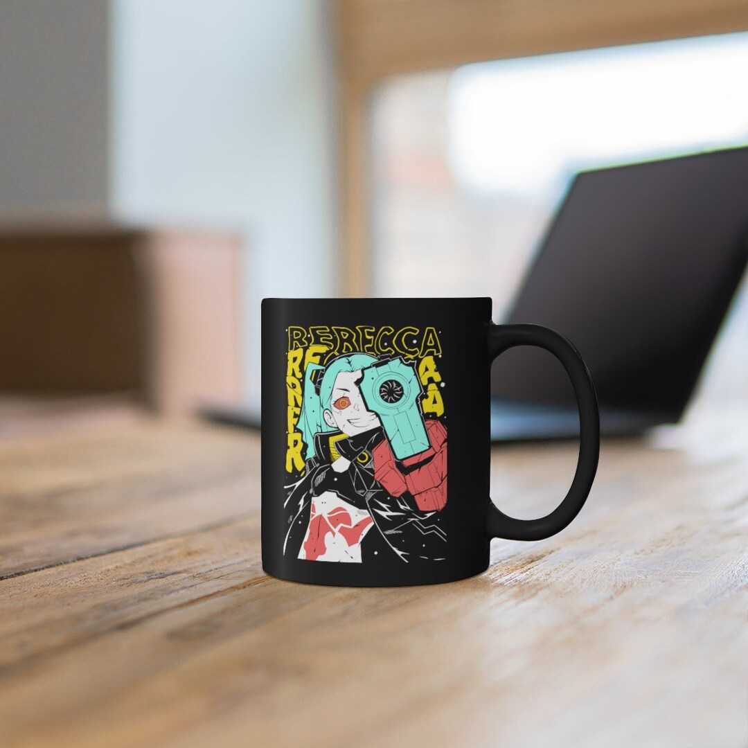 Cyberpunk Edgerunners Mug, Edge Runners DAVID & LUCY Neon Mug ...
