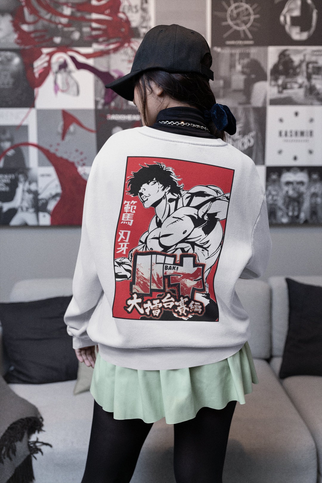 Baki Sweatshirt, Baki Hanma Sweatshirt, Baki the Grappler Sweatshirt ...