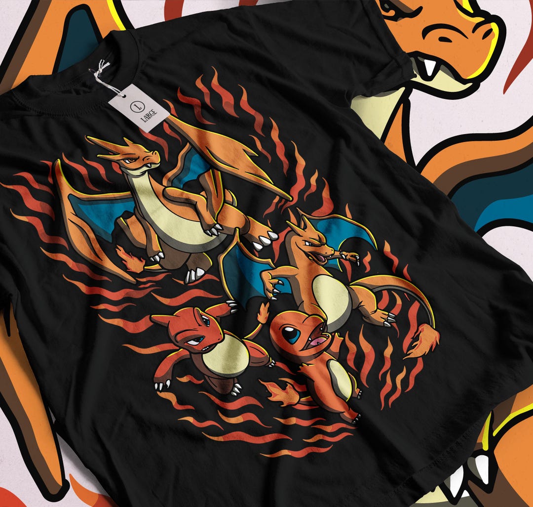 Charizard Tee Perfect for a Gift, Present, Holiday, Birthday Japanese ...