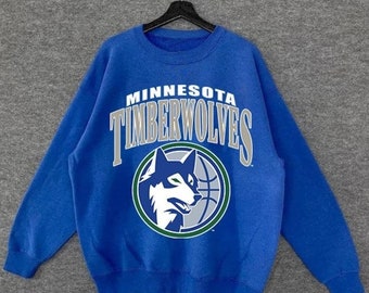 Vintage Minnesota Basketball Shirt, Timberwolves Basketball 2023-24 ...