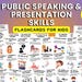 Public Speaking Flashcards for Kids, Presentation Skills Cards ...