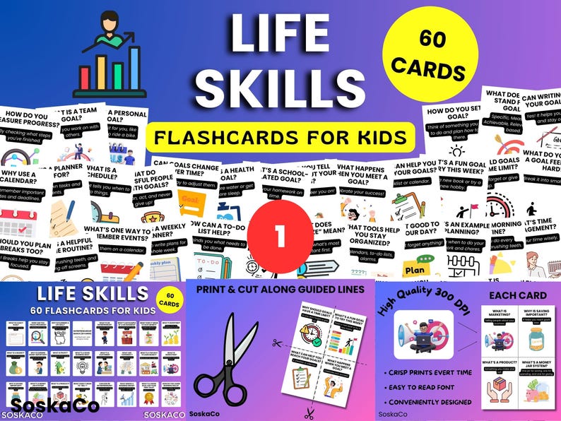 Life Skills Bundle for Kids | Daily Living Skills Worksheets Money ...