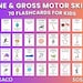 Fine and Gross Motor, Kids Flashcards Printable, Coordination Exercise ...