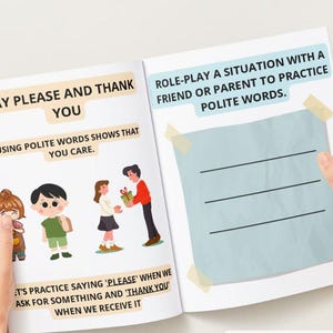 Respect Flashcards Daily Lessons Kids Kindness Manners & Positive ...