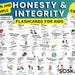 Honesty and Integrity Flashcards for Kids, Montessori Cards, Printable ...