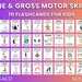 Fine and Gross Motor, Kids Flashcards Printable, Coordination Exercise ...