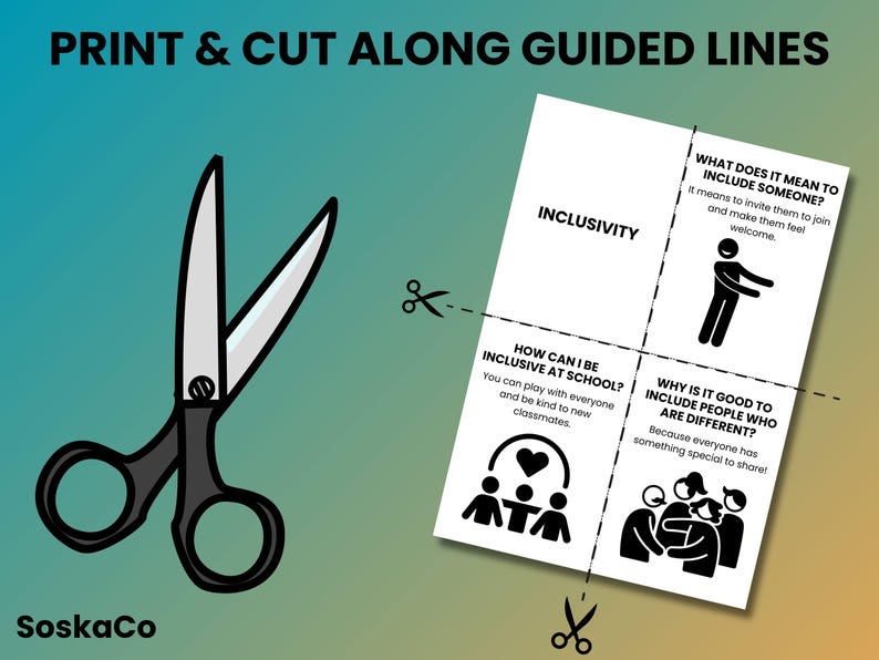 Social Skills Flashcards for Kids, Learn Manners, Empathy Cards ...