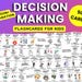 Decision Making Flashcards for Kids, Critical Thinking Cards, Problem ...