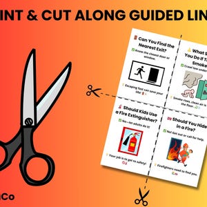 Emergency Preparedness Flashcards for Kids, Safety Skills Learning ...