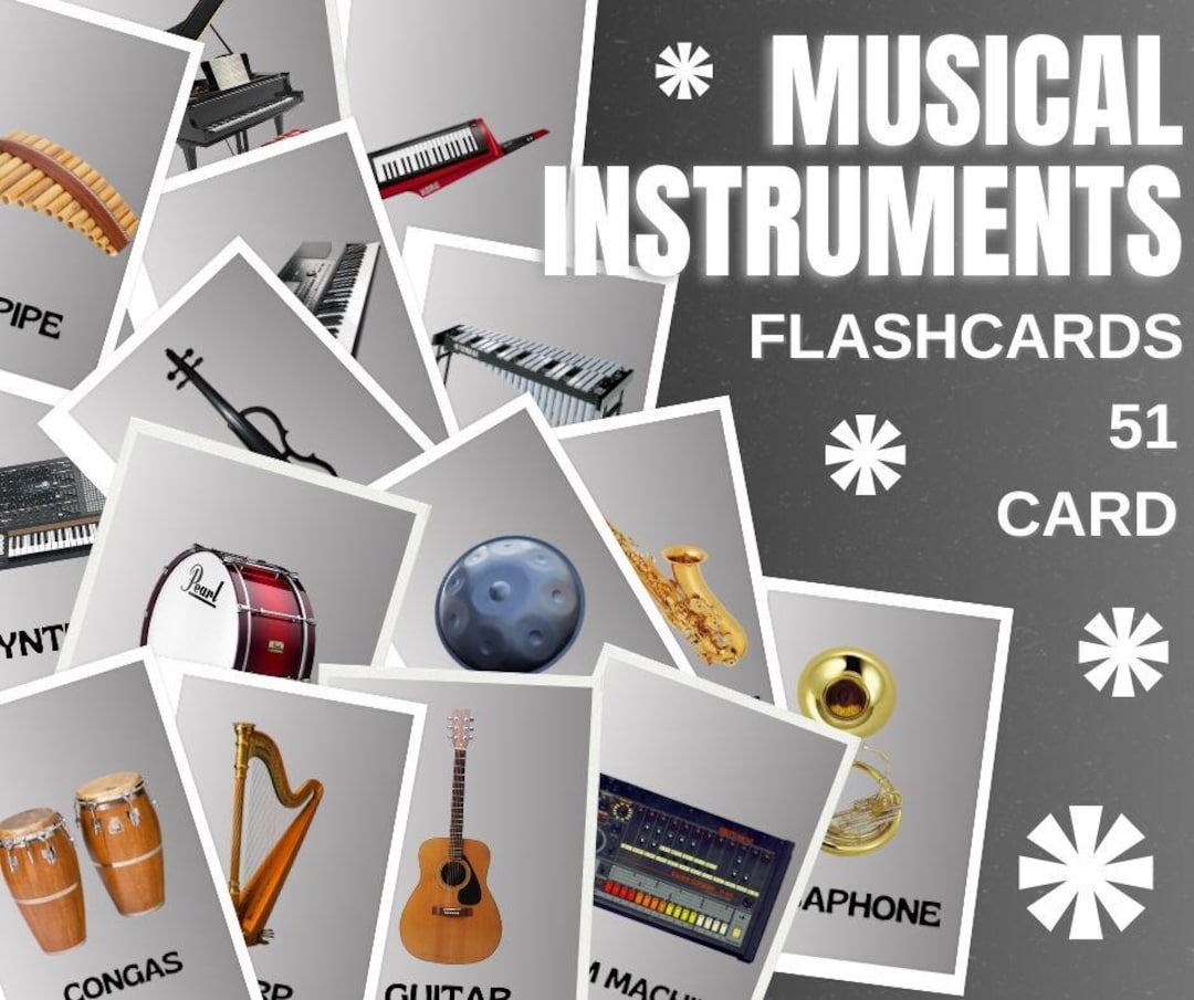 Instruments Musical Flashcards, Music Students, Instruments Music ...