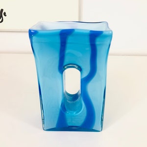 Donut Vaas - Vintage - Glas - Pop Art Stijl - Etsy