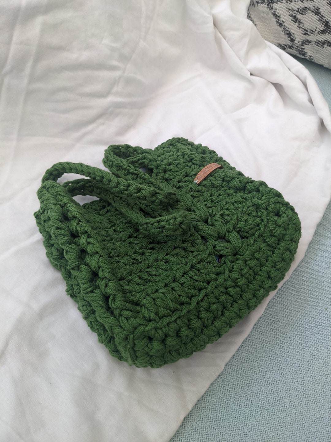 Mini Crochet Bag | Cute Casual Everyday Handbag | 100% Handmade Macrame ...