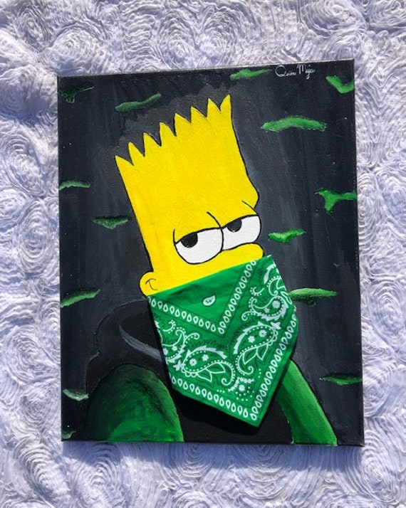 Free-style Bart Simpson | Etsy