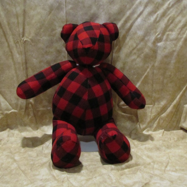 Teddy Bear Flannel - Etsy