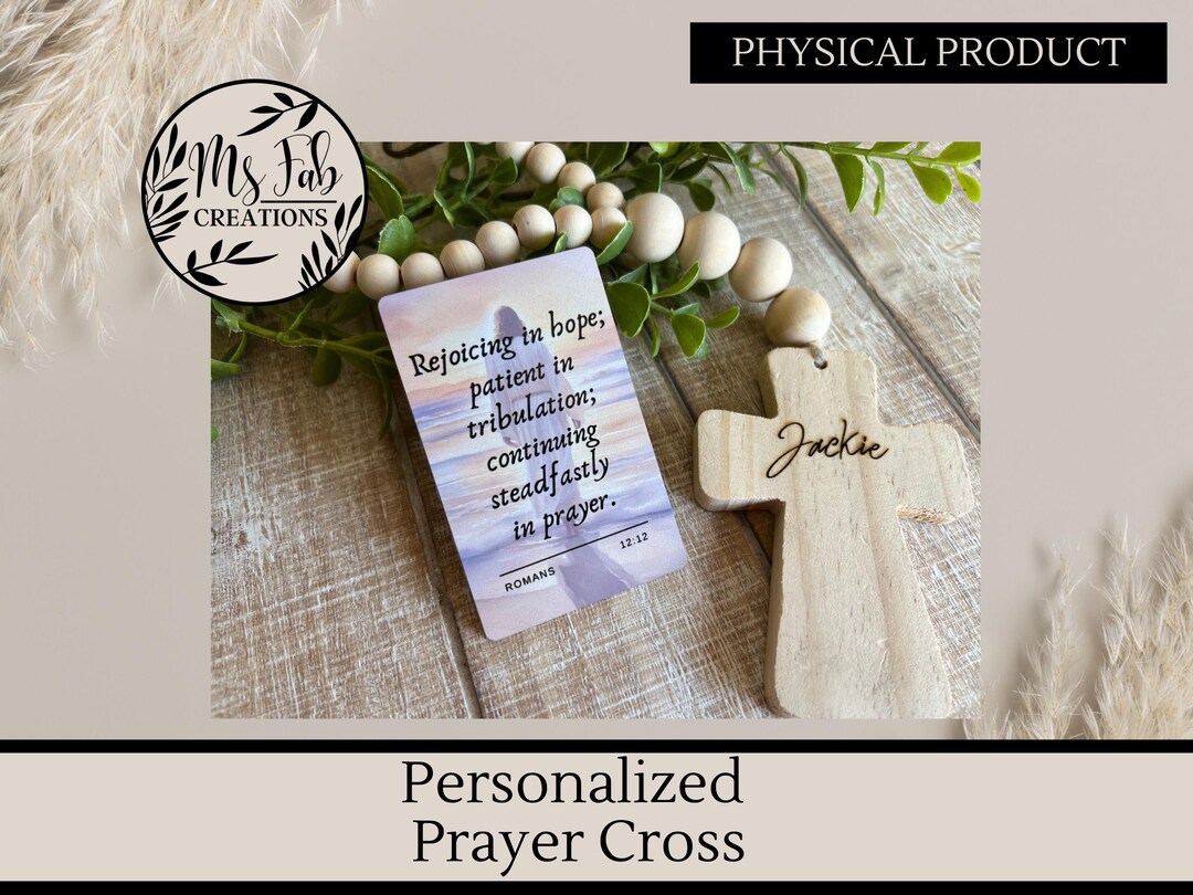 Prayer Cross, Personalized Christian Gifts, Devotional Gifts, Baptism ...