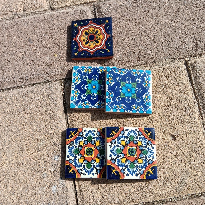 Colorful, Talavera Tiles From Mexico - Etsy