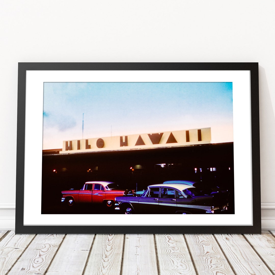 Hawaii Hilo 1950's Vintage Photography Print Poster - Etsy