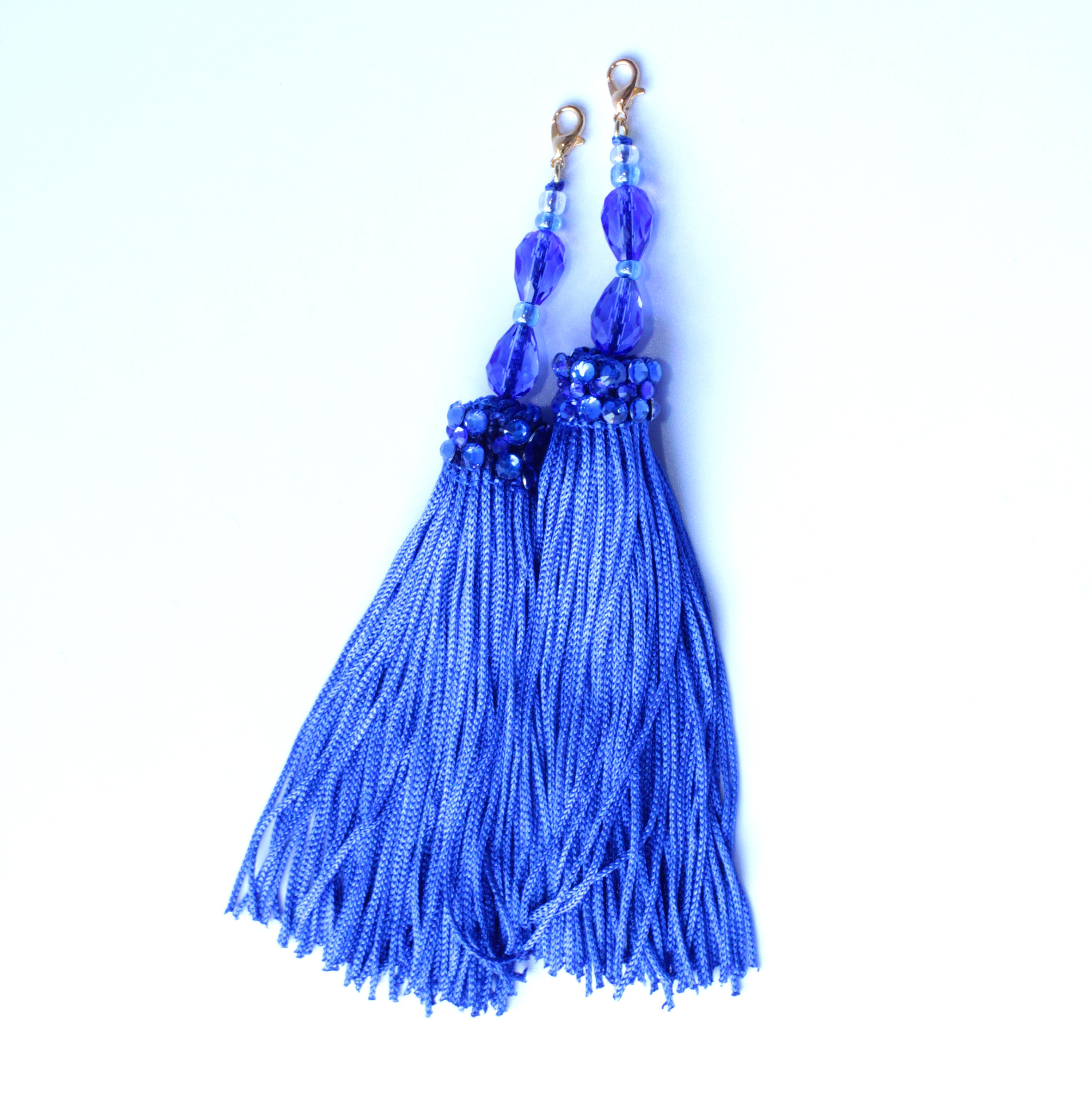 Costume Luxe Chainette Tassels With Rhinestones Beads for Burlesque - Etsy